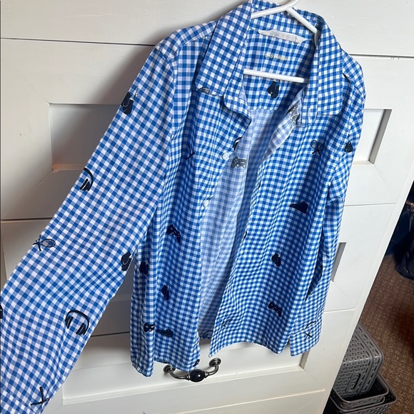 H&M | Shirts & Tops | Hm Kids Blue White Gingham Button Down Shirt ...